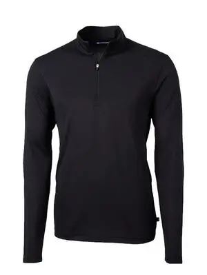 Cutter & Buck Cutter & Buck Virtue Piqué Quarter-Zip Pullover Black