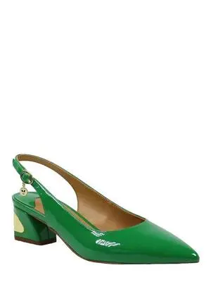 J. Reneé Shayanne Pointed Toe Slingback Pumps - Green