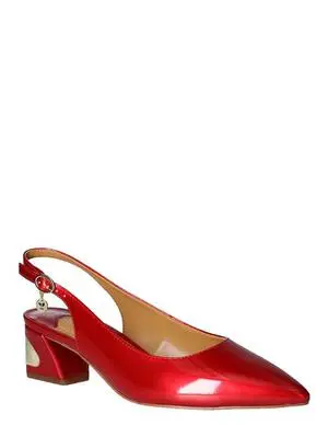 J. Reneé Shayanne Pointed Toe Slingback Pumps - Red
