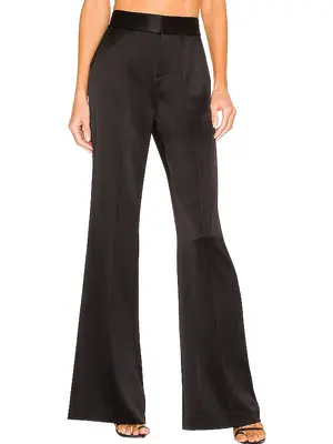 Alice + Olivia Dylan Wide Leg Pant - Black