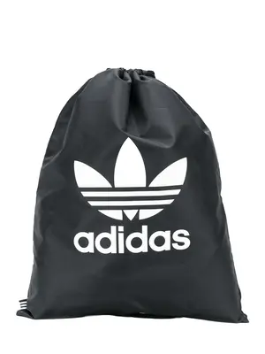 Adidas Trefoil Drawstring Backpack - Black