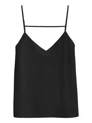 Cuyana Organic Pima Cami Top Black