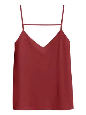 Cuyana Organic Pima Cami Top Cherry