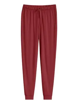 Cuyana Organic Pima Tapered Pant Cherry