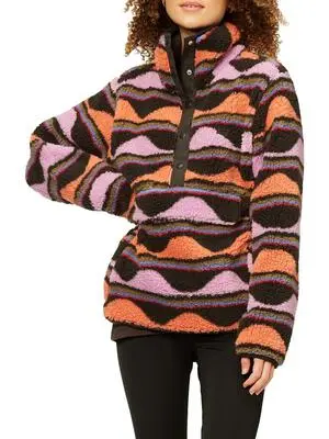 BILLABONG Switchback Fleece Pullover Black Multi