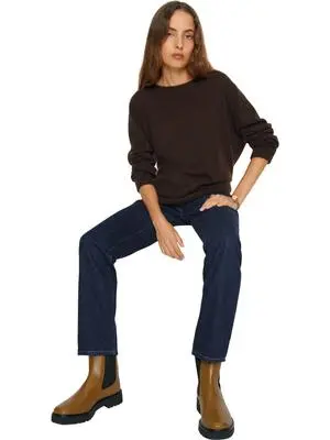 REFORMATION Katerina Lug Sole Chelsea Boot Scotch Leather