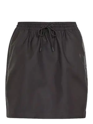 Wardrobe.NYC High-rise Drawstring Miniskirt - Black
