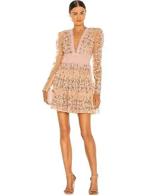 BRONX AND BRONCO Megan Mini Dress - Rose