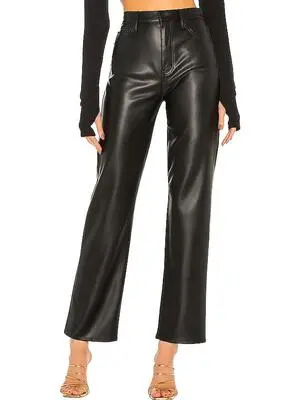 PISTOLA X Cassie Super High Straight Pant - Black