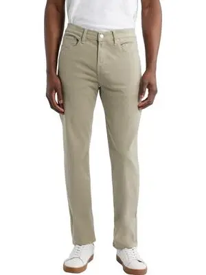 FRAME L'Homme Slim Fit Five-Pocket Twill Pants Mintleaf