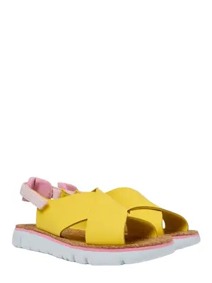 Camper Camper Oruga Slingback Sandal Bright Yellow