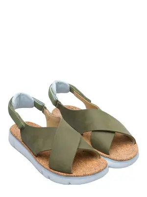 Camper Camper Oruga Slingback Sandal Medium Green