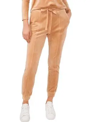 1.State Velour Jogger - Cappuccino