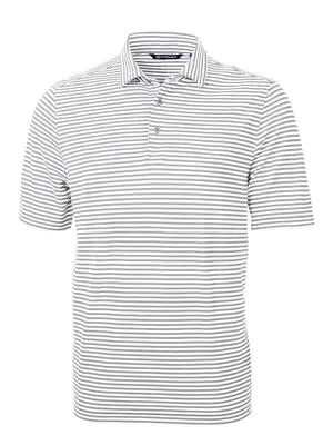 Cutter & Buck Virtue Piqué Stripe Recycled Blend Polo Polished