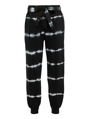 Ulla Johnson Payton Tie-dye Sweatpants - Black
