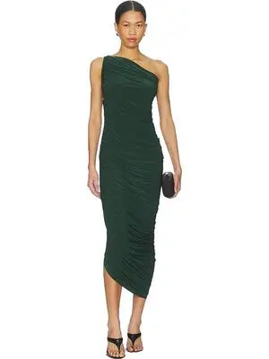 Norma Kamali Diana Gown - Dark Emerald