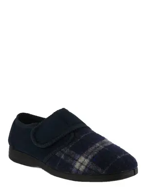 SPRING STEP SHOES Spring Step Boris Slipper Navy Multi