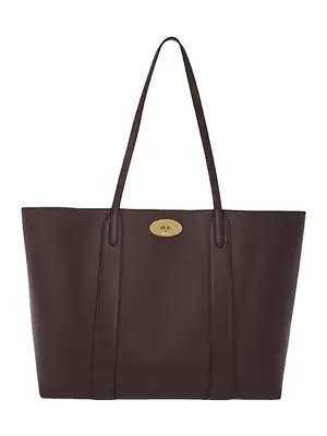 Mulberry Bayswater Small Grained-leather Tote - Oxblood