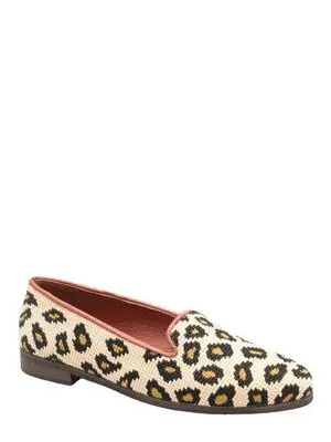 BYPAIGE ByPaige Needlepoint Flat Leopard