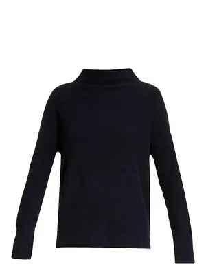 Vince Boiled Cashmere Turtleneck Pullover - Dkblue