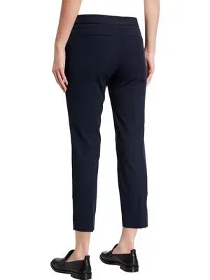 Akris Frankie Straight-leg Cropped Pants - Navy
