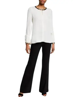 Kobi Halperin Meghan Ponte Pants - Gray