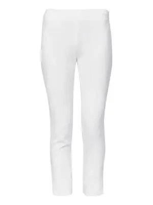Lela Rose Lela Rose Catherine Slim-Leg Ankle Pants White