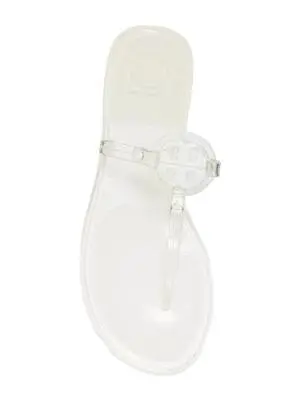 Tory Burch Mini Miller Flat Thong Sandals - Clear