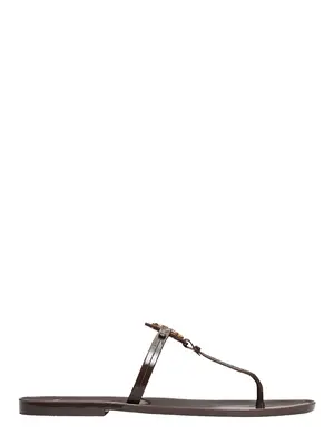 Tory Burch Tory Burch Mini Miller Flat Thong Sandals Coco/ Gold