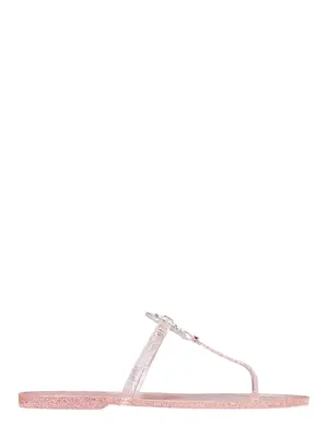 Tory Burch Tory Burch Mini Miller Flat Thong Sandals Pink Lovesilver