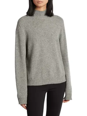 THE ROW THE ROW Kensington Cashmere Sweater Medium Heather Gr