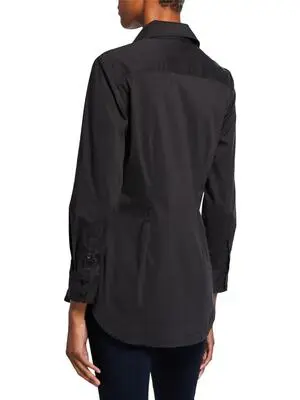 Finley Joey Roll-tab Shirt - Black