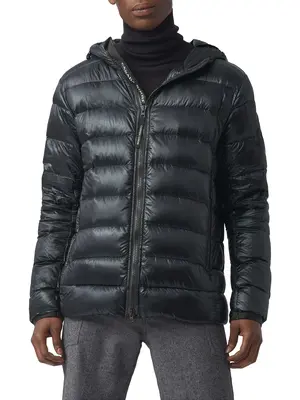 Canada Goose Canada Goose Crofton Packable Down Hoodie Carbon