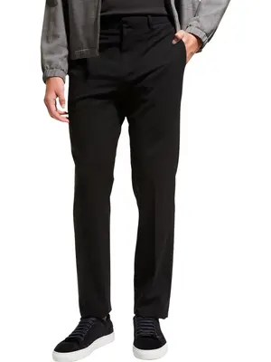 Theory Theory Mayer Stretch Wool Trousers Black