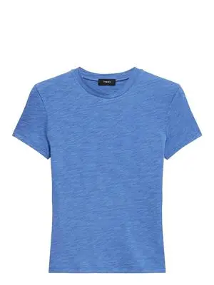 Theory Theory Tiny Tee 2 Nebulous Organic Cotton Top Denim Blue