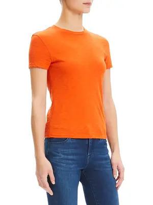 Theory Theory Tiny Tee 2 Nebulous Organic Cotton Top Grenadine