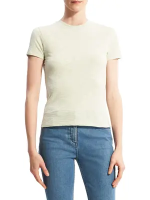 Theory Theory Tiny Tee 2 Nebulous Organic Cotton Top Marigold