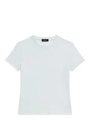 Theory Theory Tiny Tee 2 Nebulous Organic Cotton Top Mist