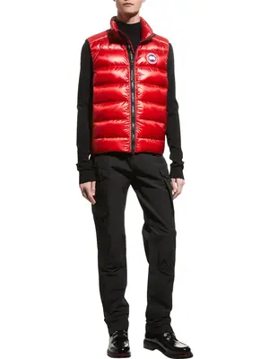 Canada Goose Canada Goose Crofton Quilted Down Vest Red