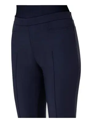 Akris Franca Mid-rise Cropped Pants - Navy