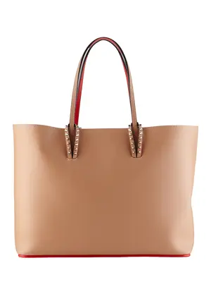 CHRISTIAN LOUBOUTIN Christian Louboutin Large Cabata Tote Bag Nude
