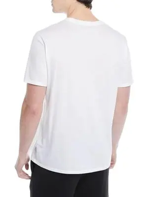 Vince Men & Apos;s Short-sleeve Pima Crewneck Jersey T-shirt, Black White