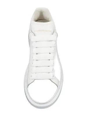 Alexander McQueen Oversized Leather Sneakers Black