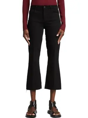 L & APOS;AGENCE L'Agence Kendra High-Rise Flare Jeans Black