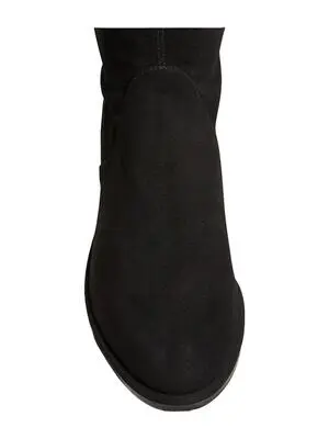 STUART WEITZMAN Lowland Over-the-knee Suede Boots - Black
