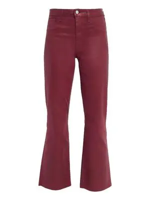 L & APOS;AGENCE L'Agence Kendra High-Rise Flare Jeans Dkred