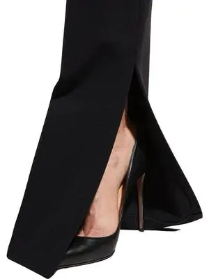 Adam Lippes Neoprene Flare Pants - Black