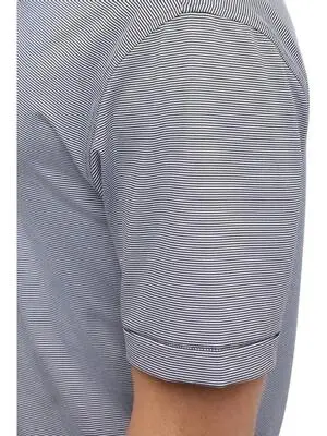 Peter Millar Men & Apos;s Jubilee Stripe Stretch-jersey Polo Shirt Black