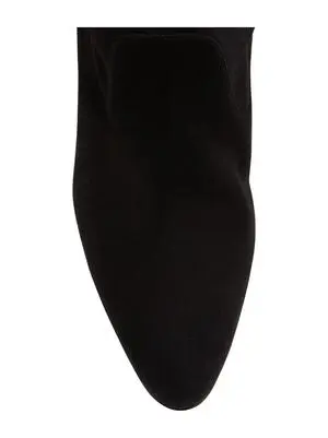 Manolo Blahnik Pamfilo 90mm Suede Knee Boots - Black