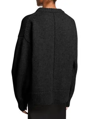 THE ROW Ophelia Wool-cashmere Sweater - Black